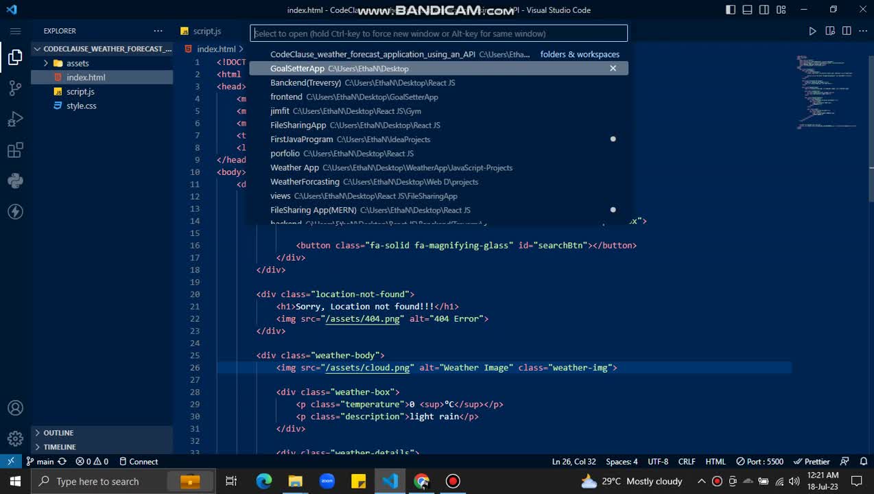 Istekhar Khan on LinkedIn: #weatherapp #html #css #javascript #api # ... Istekhar Khan on LinkedIn: #weatherapp #html #css #javascript #api # ...