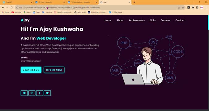 Ajay Kumar Mahto on LinkedIn: #codsoft #internshipjourney #intern2023 # ... Ajay Kumar Mahto on LinkedIn: #codsoft #internshipjourney #intern2023 # ...