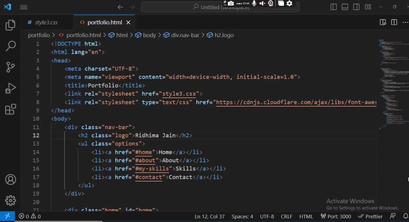 Ridhima Jain on LinkedIn: #codsoft #webdevelopment Ridhima Jain on LinkedIn: #codsoft #webdevelopment