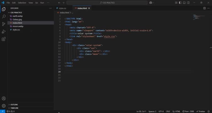 🚀 Solar System Animation using HTML & CSS 🌍 I built a solar system ... 🚀 Solar System Animation using HTML & CSS 🌍 I built a solar system ...