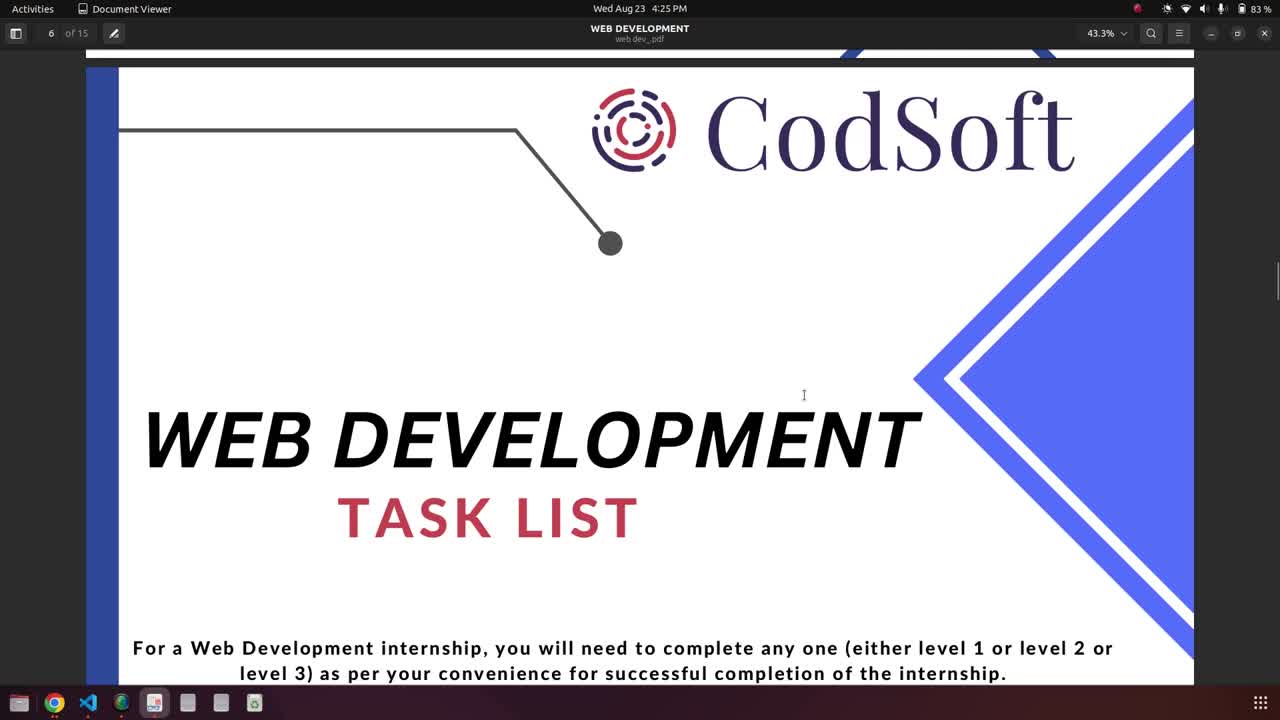 Harish Ghasolia on LinkedIn: #codsoft #codsoftinternship #webdevelopment Harish Ghasolia on LinkedIn: #codsoft #codsoftinternship #webdevelopment