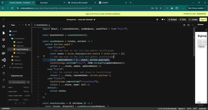 React developer with user login skills | Hamza Ali posted on the topic ... React developer with user login skills | Hamza Ali posted on the topic ...