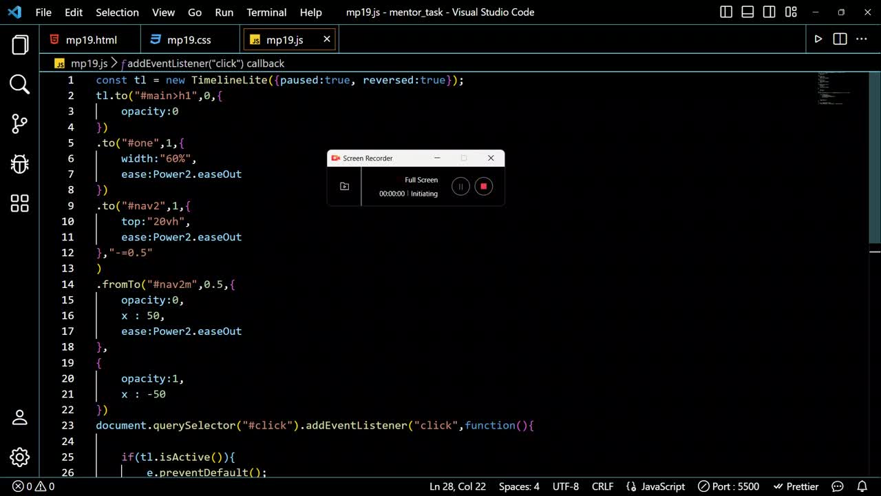 designed a new simple webpage using html, css, js, gsap. Harsh Sharma ... designed a new simple webpage using html, css, js, gsap. Harsh Sharma ...