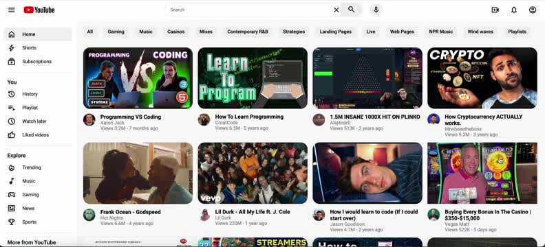 Completed a YouTube Clone website using HTML & CSS | Kelly Frans posted ... Completed a YouTube Clone website using HTML & CSS | Kelly Frans posted ...