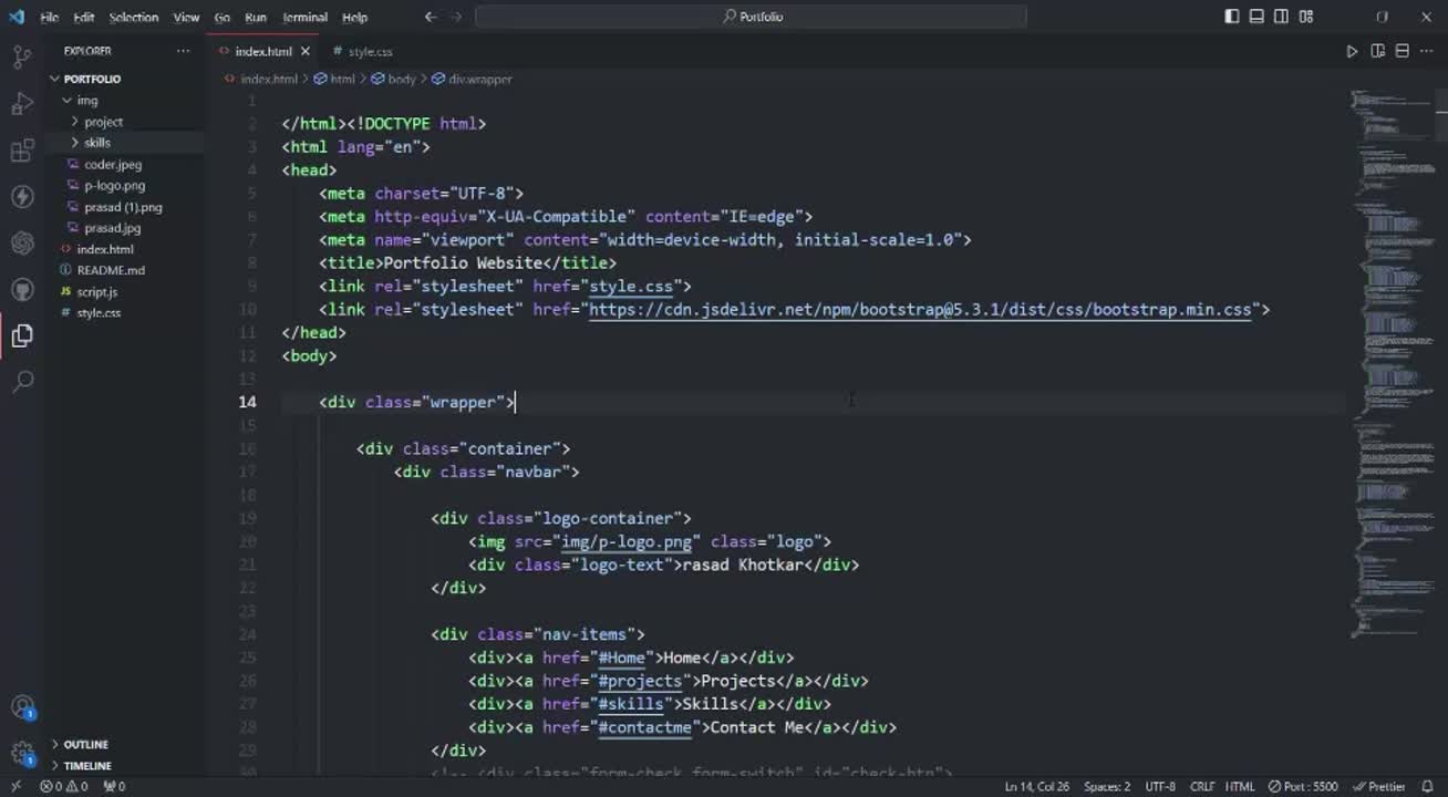 Prasad Khotkar on LinkedIn: #codesoft #webdevelopment #internship Prasad Khotkar on LinkedIn: #codesoft #webdevelopment #internship