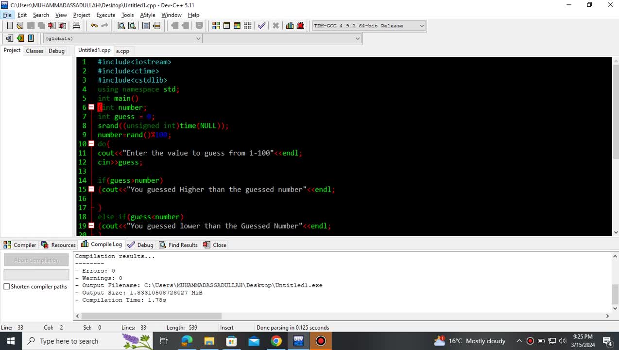 Muhammad Assad Ullah on LinkedIn: #coding #cplusplus #internshipproject ... Muhammad Assad Ullah on LinkedIn: #coding #cplusplus #internshipproject ...