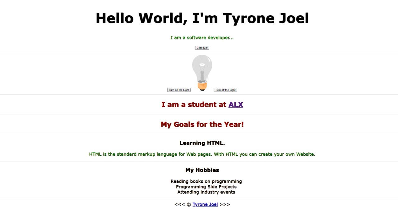 Tyrone Joel on LinkedIn: #html #css #javascript Tyrone Joel on LinkedIn: #html #css #javascript