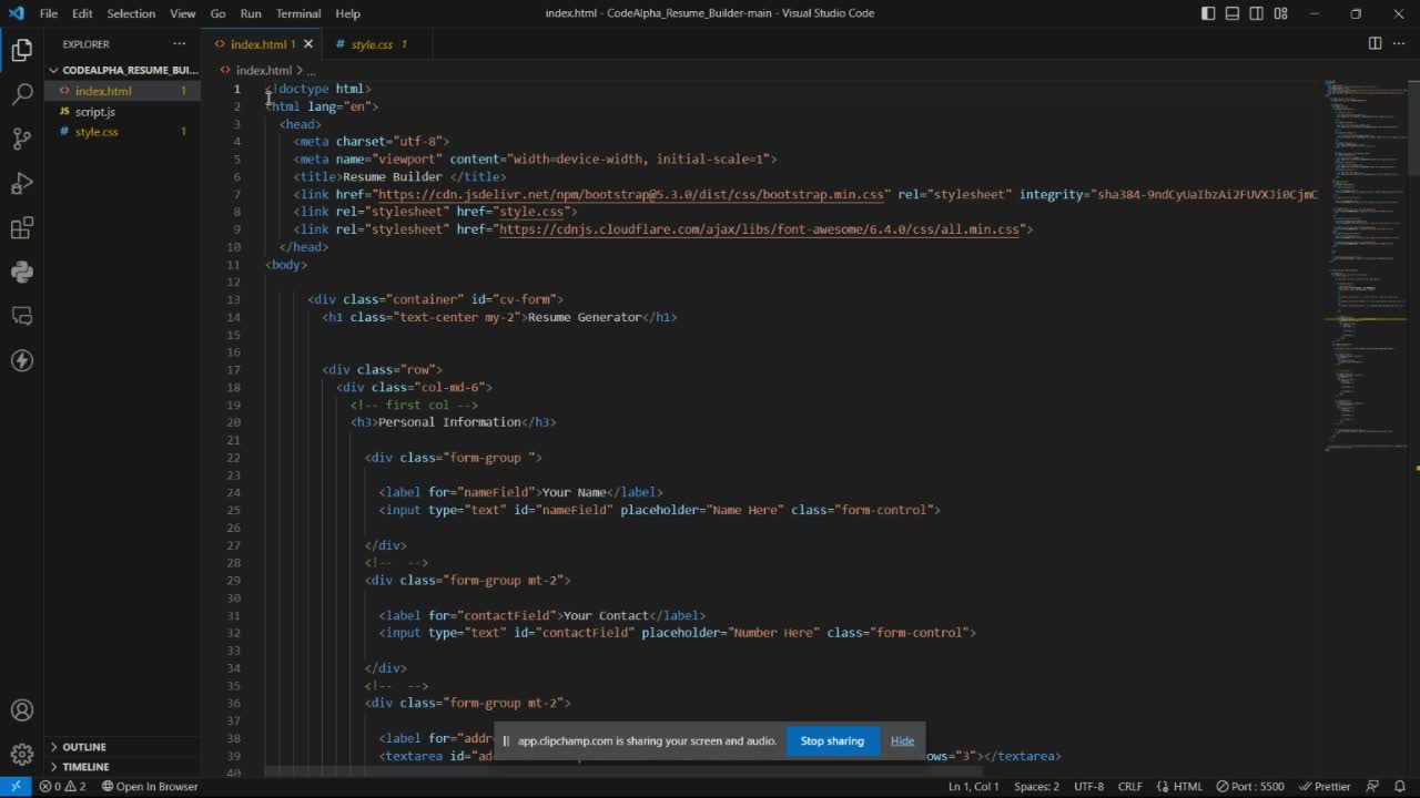 Chirag Tyagi on LinkedIn: #codealpha Chirag Tyagi on LinkedIn: #codealpha