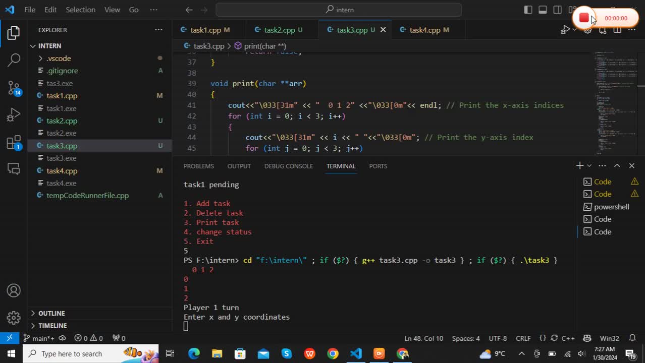 Ehtisham Ul hassan on LinkedIn: task 3 was so easy to make tik tak toe ... Ehtisham Ul hassan on LinkedIn: task 3 was so easy to make tik tak toe ...