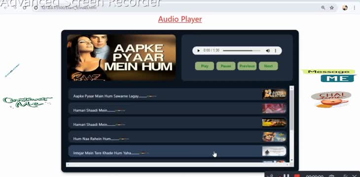 Dhanji Kidecha on LinkedIn: #javascript #html #css #bootstrap #audioplayer Dhanji Kidecha on LinkedIn: #javascript #html #css #bootstrap #audioplayer