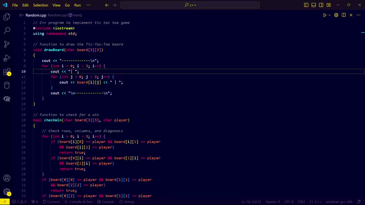 Dipanshu Garg on LinkedIn: #cplusplus #tictactoe #internship #coding # ... Dipanshu Garg on LinkedIn: #cplusplus #tictactoe #internship #coding # ...
