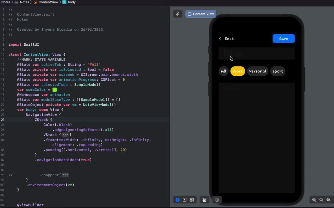 Inyene Etoedia on LinkedIn: #swift #swiftui #iosdev Inyene Etoedia on LinkedIn: #swift #swiftui #iosdev