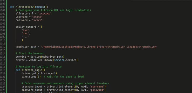 Ben Kiboma Omayio on LinkedIn: #python #selenium #automation #alfresco ... Ben Kiboma Omayio on LinkedIn: #python #selenium #automation #alfresco ...