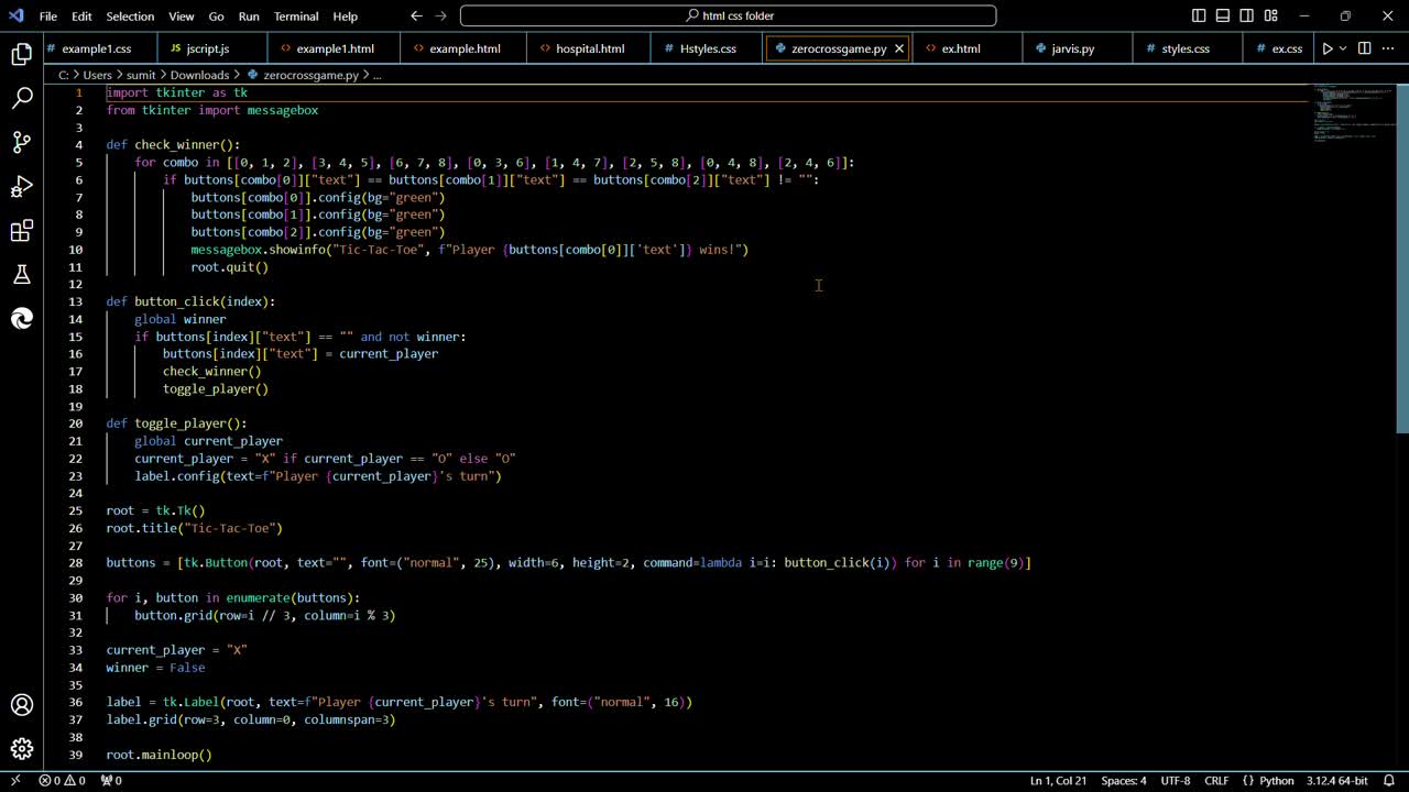 SUMIT MAJUMDAR on LinkedIn: #python #tictactoe #gamedevelopment #coding ... SUMIT MAJUMDAR on LinkedIn: #python #tictactoe #gamedevelopment #coding ...