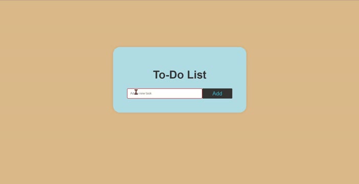 My To-Do List project with HTML, CSS, and JavaScript | Yashraj Singh ... My To-Do List project with HTML, CSS, and JavaScript | Yashraj Singh ...
