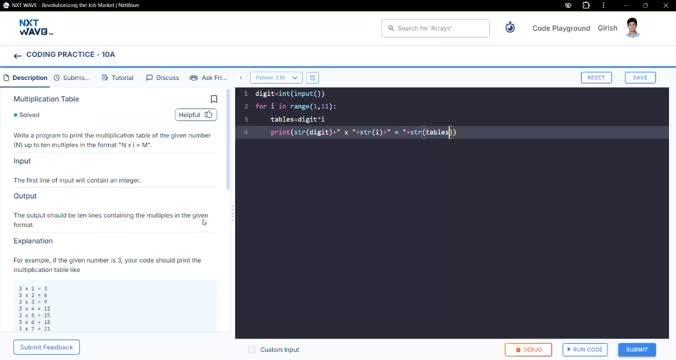 Day 31 of #50daysofcode challenge: Python for loop | Girish CN posted ... Day 31 of #50daysofcode challenge: Python for loop | Girish CN posted ...