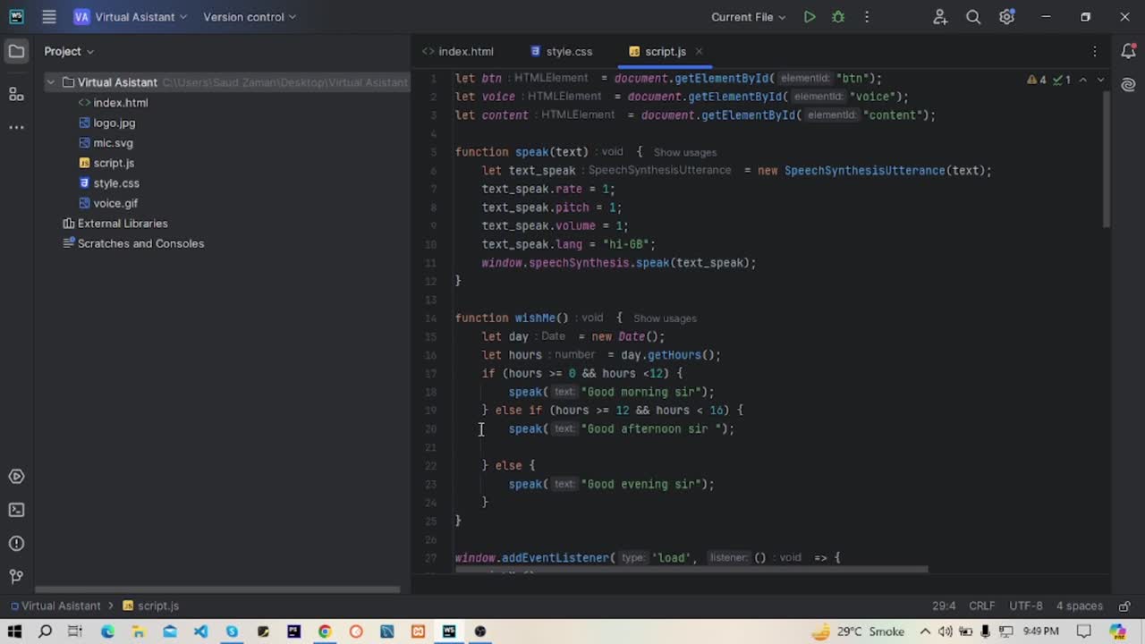 Saud zaman on LinkedIn: #ai #voiceassistant #javascript #webdevelopment ... Saud zaman on LinkedIn: #ai #voiceassistant #javascript #webdevelopment ...