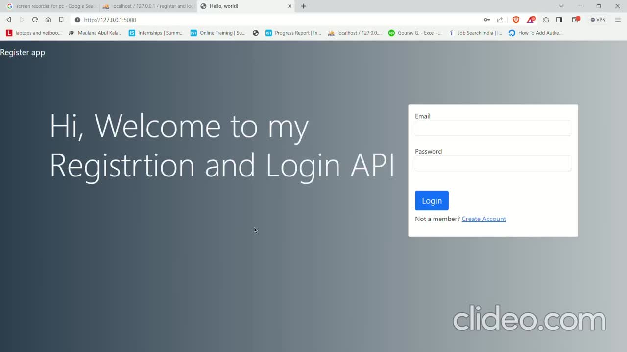 Gourav Gupta on LinkedIn: Registration and Login Page - Python Flask ... Gourav Gupta on LinkedIn: Registration and Login Page - Python Flask ...