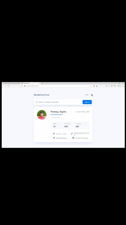 Rajvardhan Dangi on LinkedIn: #devdetective #project #github # ... Rajvardhan Dangi on LinkedIn: #devdetective #project #github # ...