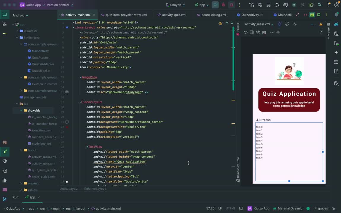 Shoyab Khan on LinkedIn: #androiddevelopment #kotlin #java #quizapp # ... Shoyab Khan on LinkedIn: #androiddevelopment #kotlin #java #quizapp # ...