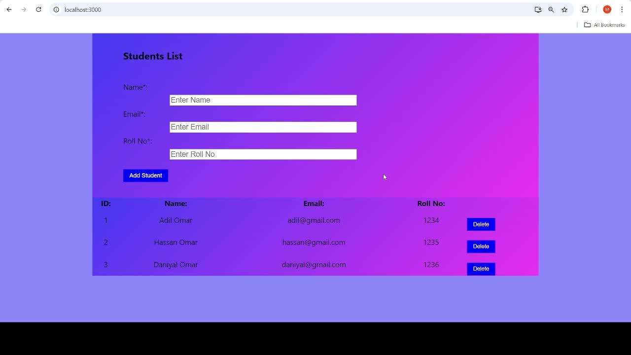 Adil Omar on LinkedIn: #reactjs #webdevelopment #crudapp #programming # ... Adil Omar on LinkedIn: #reactjs #webdevelopment #crudapp #programming # ...