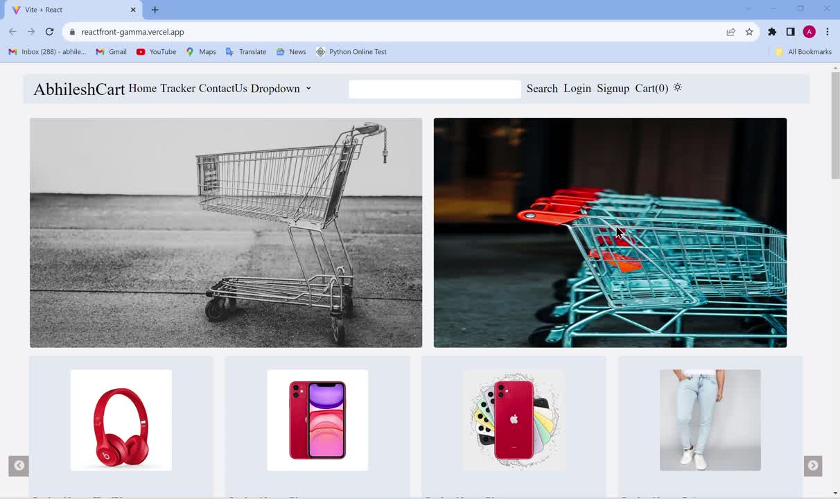 Abhilesh Kumar on LinkedIn: E-commerce App Using React Js, JavaScript ... Abhilesh Kumar on LinkedIn: E-commerce App Using React Js, JavaScript ...