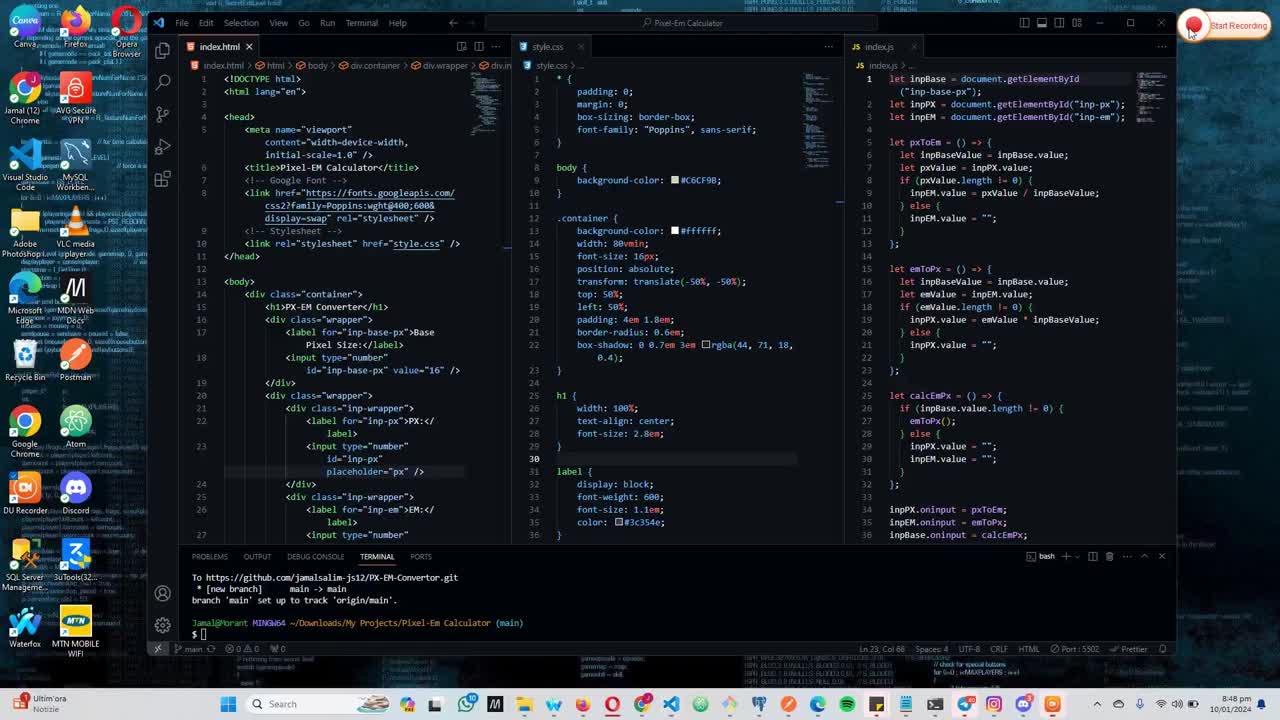 Salim Jamal on LinkedIn: #50daysofcoding #webdev #coding Salim Jamal on LinkedIn: #50daysofcoding #webdev #coding
