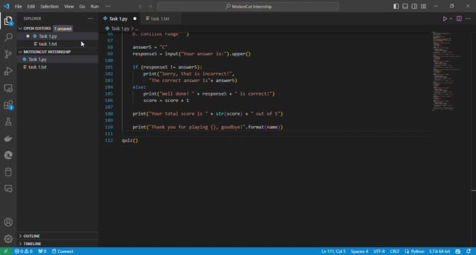 Mohit Sharma on LinkedIn: #internship #motioncut #pythonprogramming # ... Mohit Sharma on LinkedIn: #internship #motioncut #pythonprogramming # ...