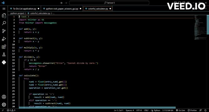 Abhay Gupta on LinkedIn: #pythoninternship #codsoft #calculator # ... Abhay Gupta on LinkedIn: #pythoninternship #codsoft #calculator # ...