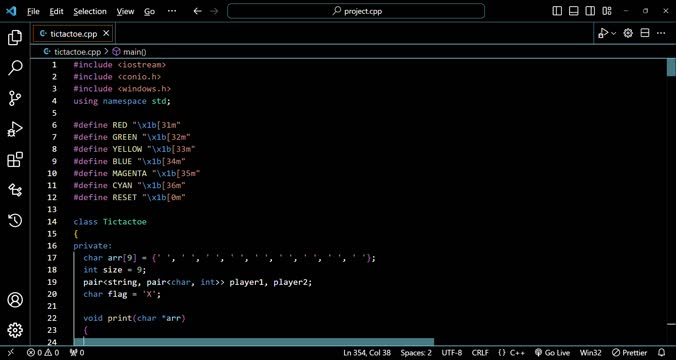 Rupam Dhote on LinkedIn: #codingfun #cpp #amazing #tictactoe Rupam Dhote on LinkedIn: #codingfun #cpp #amazing #tictactoe