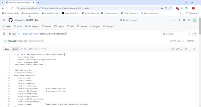 Aditya Singh on LinkedIn: #verilog #fpga #sram #memorycontroller # ... Aditya Singh on LinkedIn: #verilog #fpga #sram #memorycontroller # ...