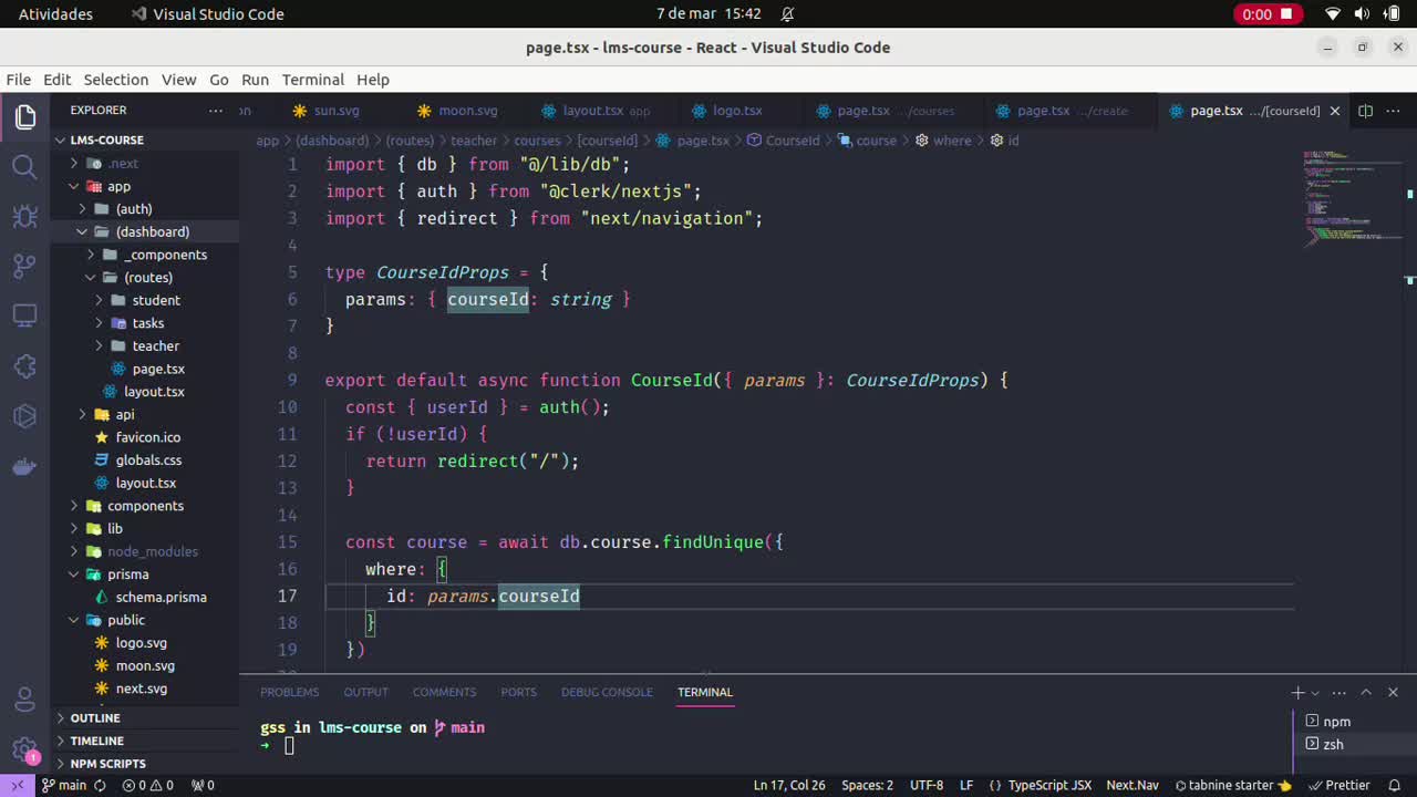 Iniciando um novo projetinho com Nextjs, Typescript, Prisma, Docker ... Iniciando um novo projetinho com Nextjs, Typescript, Prisma, Docker ...