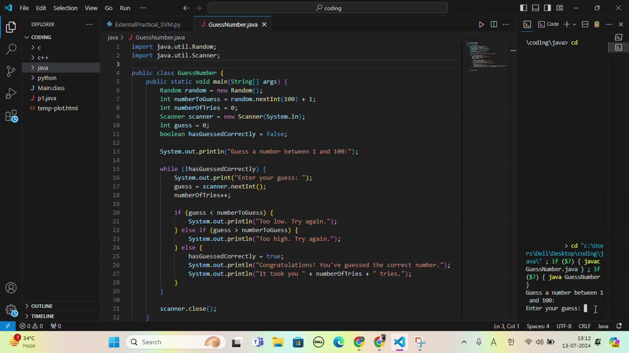 Pratibha Agrawal on LinkedIn: #internpe #java #coding #programming # ... Pratibha Agrawal on LinkedIn: #internpe #java #coding #programming # ...