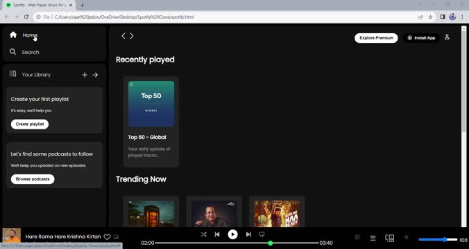 Rajat Jadon on LinkedIn: #webdevelopment #html #css #frontend #spotifyclone Rajat Jadon on LinkedIn: #webdevelopment #html #css #frontend #spotifyclone