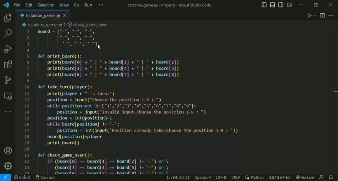 #tictactoe #internship #python #internpe #project #task1 | Harshit Sharma #tictactoe #internship #python #internpe #project #task1 | Harshit Sharma