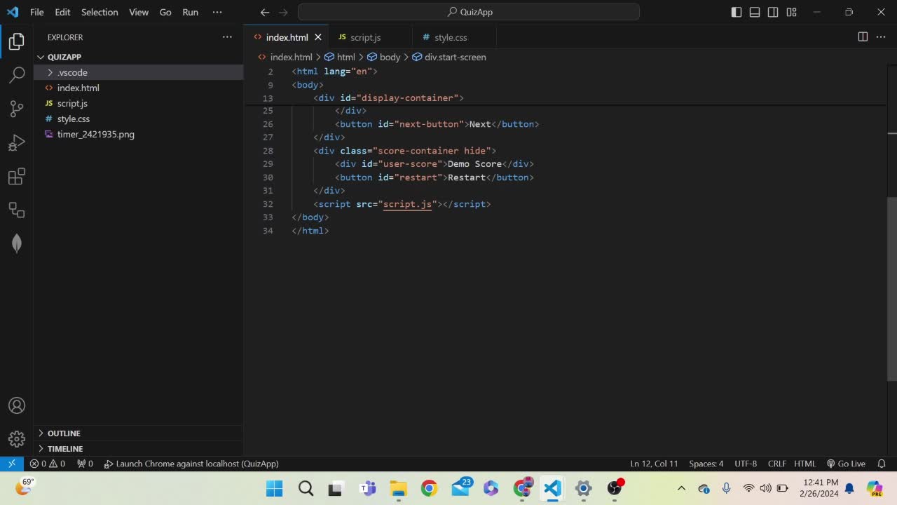 Nabila Akhtar on LinkedIn: #webdev #quizapp #javascript Nabila Akhtar on LinkedIn: #webdev #quizapp #javascript