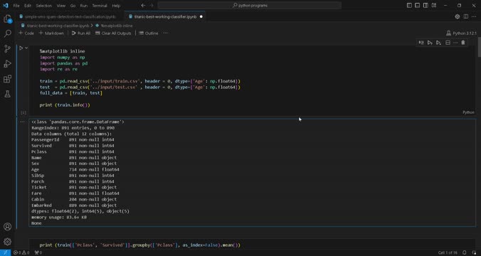 Kunal Hirapure on LinkedIn: #datascience #titanic #python Kunal Hirapure on LinkedIn: #datascience #titanic #python