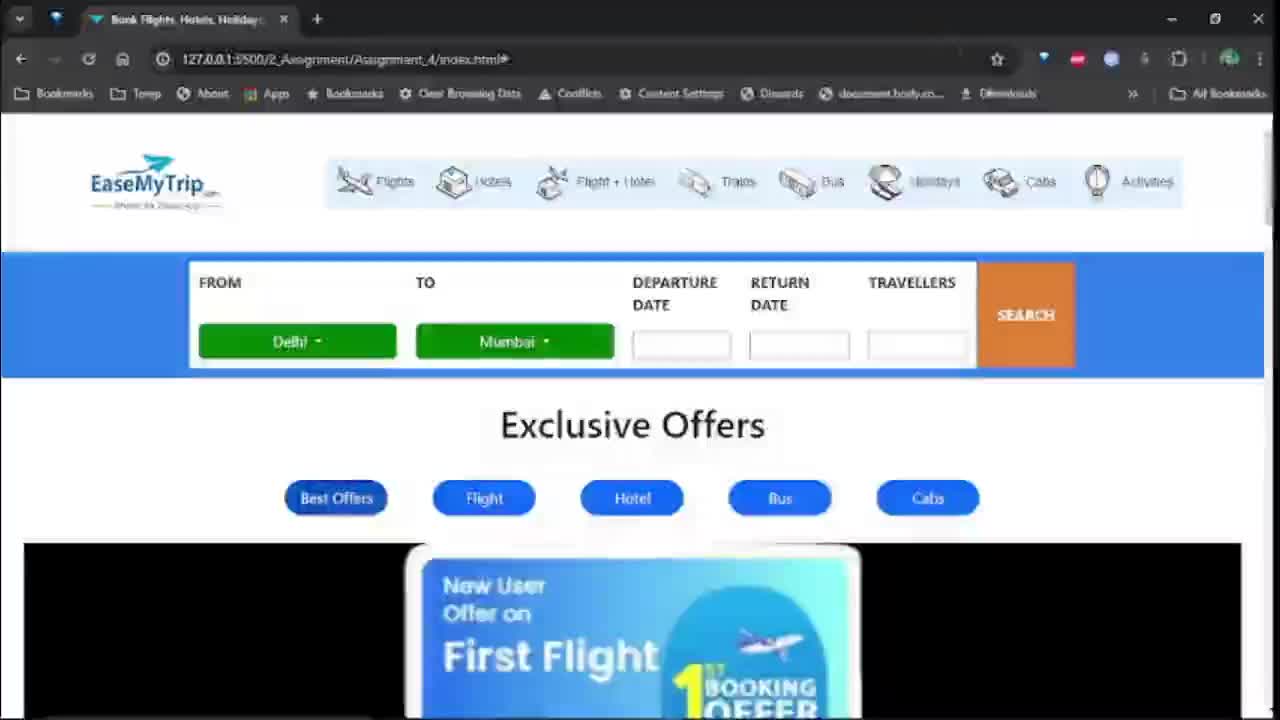 Ajith K. S. on LinkedIn: #html #css #js #jquery #bootstrap #easemytrip ... Ajith K. S. on LinkedIn: #html #css #js #jquery #bootstrap #easemytrip ...