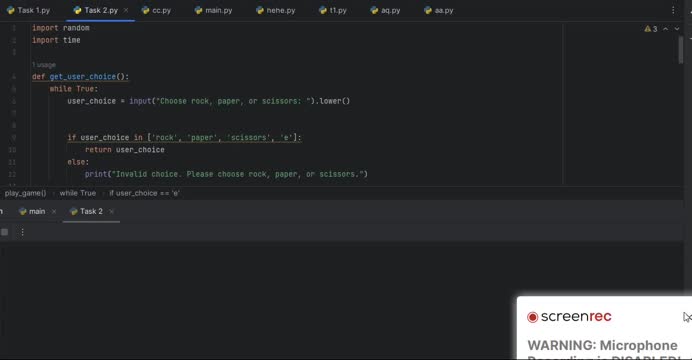 Developed a Rock-Paper-Scissors game on python | Khalid Kamran posted ... Developed a Rock-Paper-Scissors game on python | Khalid Kamran posted ...