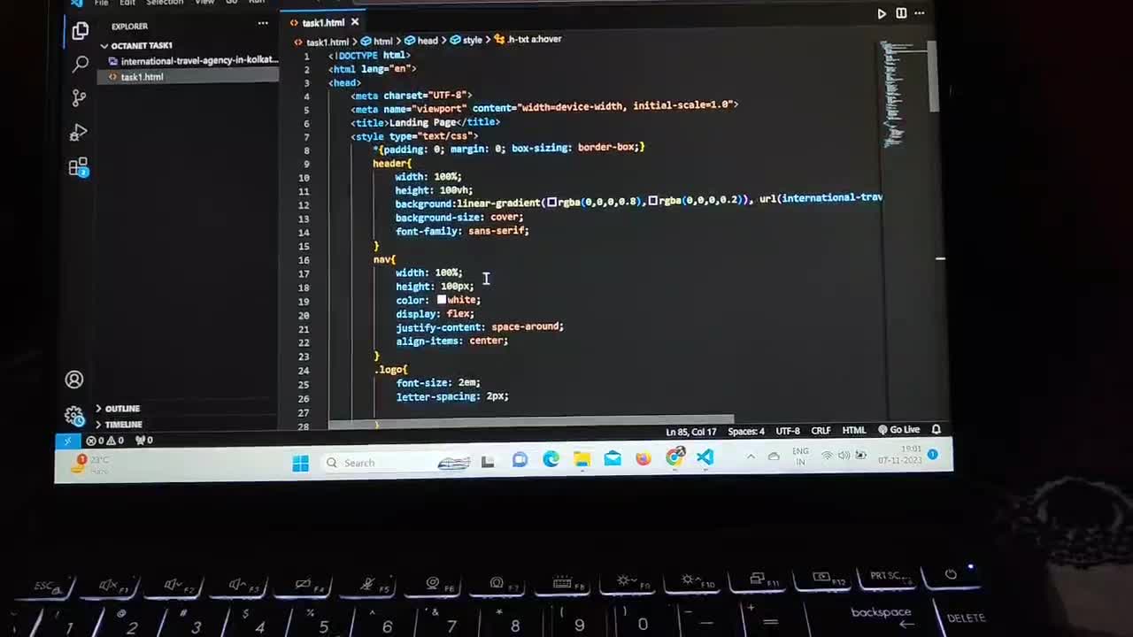 Pradeep Shukla on LinkedIn: #task1 #octanetsoftwareservices # ... Pradeep Shukla on LinkedIn: #task1 #octanetsoftwareservices # ...