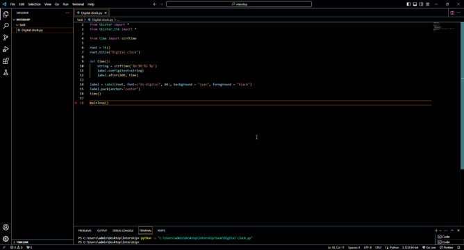 #internpe #pythonprogramming #task1 #internship | Atharv Kulkarni #internpe #pythonprogramming #task1 #internship | Atharv Kulkarni