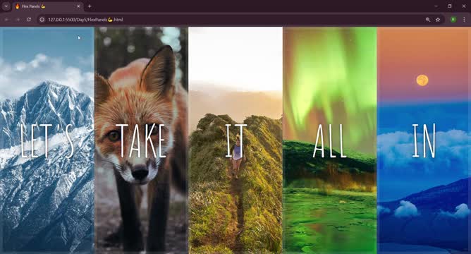 Ritika Telang on LinkedIn: #javascript30 #javascript #flexbox # ... Ritika Telang on LinkedIn: #javascript30 #javascript #flexbox # ...