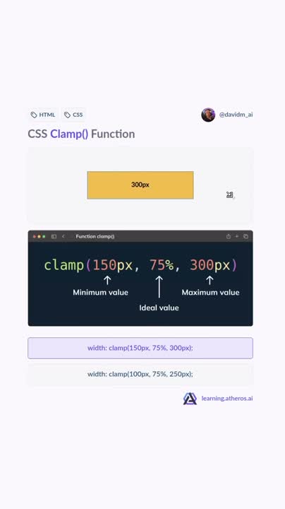 How to master the clamp() function in CSS | Suraj Bajracharya posted on ... How to master the clamp() function in CSS | Suraj Bajracharya posted on ...