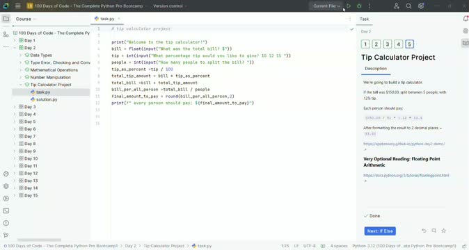 Samyuktha C on LinkedIn: #100daysofpython #python #udemy # ... Samyuktha C on LinkedIn: #100daysofpython #python #udemy # ...