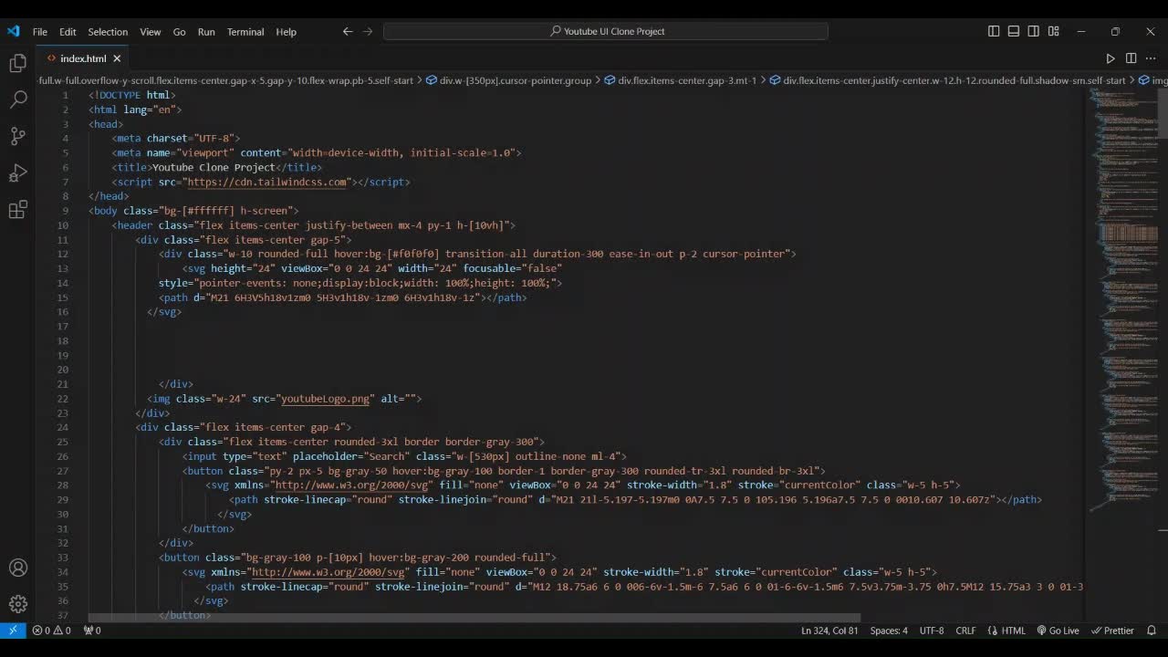 Made You Tube UI clone using TailwindCSS | Mushtak Ali posted on the ... Made You Tube UI clone using TailwindCSS | Mushtak Ali posted on the ...