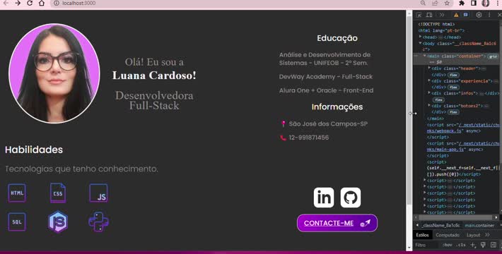 Luana Cardoso π©π»βπ» no LinkedIn: #reactjs #nextjs #scss #typescript | 14 ... Luana Cardoso π©π»βπ» no LinkedIn: #reactjs #nextjs #scss #typescript | 14 ...