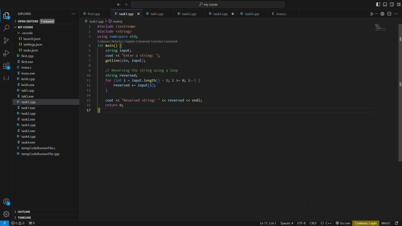 Krish Durugkar on LinkedIn: #stringmanipulation #loops #cognifyz # ... Krish Durugkar on LinkedIn: #stringmanipulation #loops #cognifyz # ...