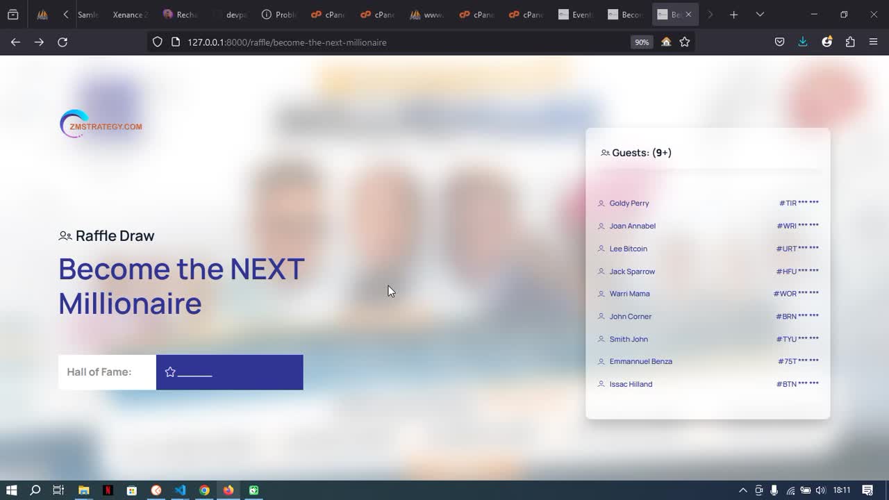 How I implemented a raffle draw section on my website | Samson Orode ... How I implemented a raffle draw section on my website | Samson Orode ...