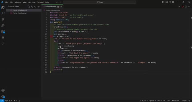 Aman Ramagade on LinkedIn: #cplusplus #codsoft Aman Ramagade on LinkedIn: #cplusplus #codsoft
