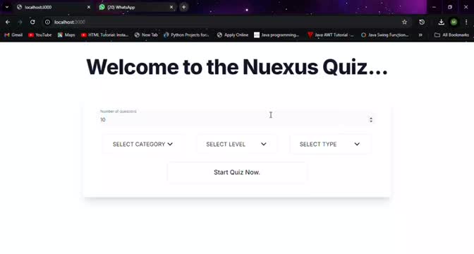 Muhammad Soban on LinkedIn: #nextjs #quizapp #webdevelopment #innovation Muhammad Soban on LinkedIn: #nextjs #quizapp #webdevelopment #innovation